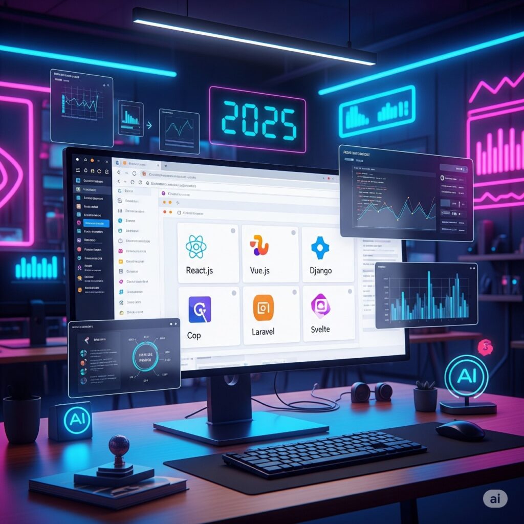 Best Web Development Frameworks in 2025